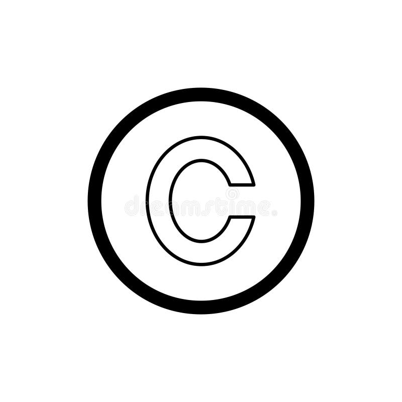 Copyright Icon . Copyright Symbols Stock Vector - Illustration of ...