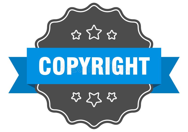 Copyright label stock vector. Illustration of stamp - 160028076