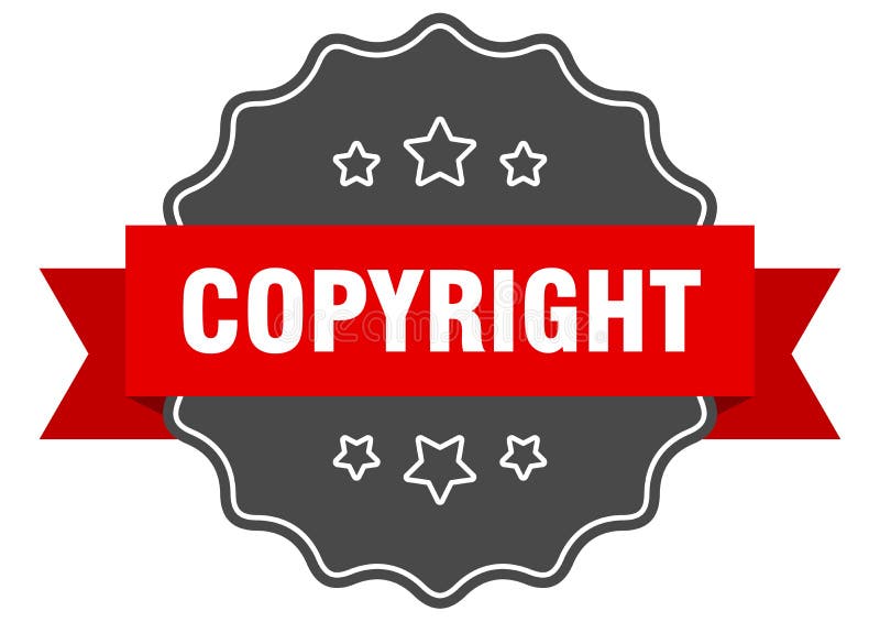 Copyright label stock vector. Illustration of sign, vintage - 160026121