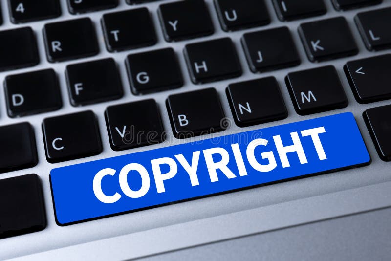 Copyright stock photo. Image of branding, desk, idea - 70727552