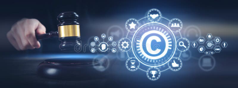 Copyright or Patent. Intellectual Property Stock Image - Image of ...