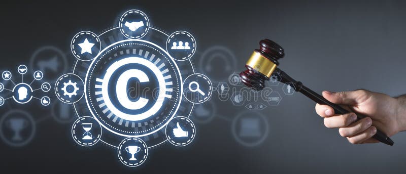 Copyright or Patent. Intellectual Property Stock Image - Image of ...