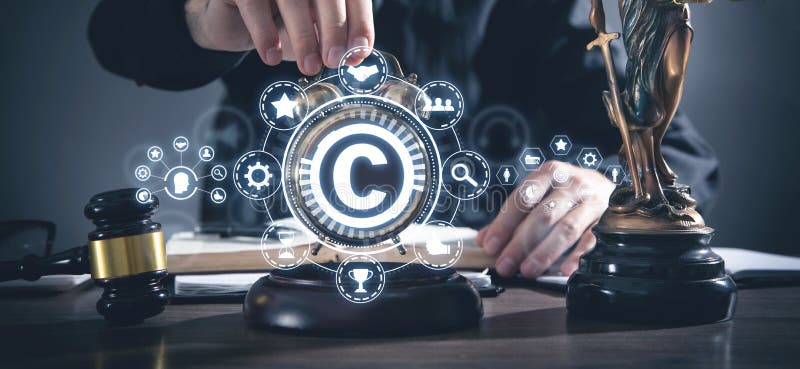 Copyright or Patent. Intellectual Property Stock Photo - Image of ...