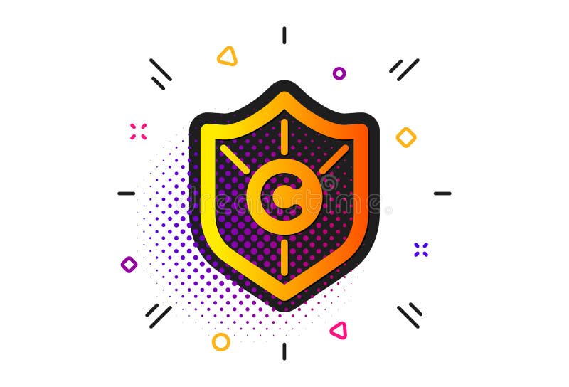 Copyright Protection Icon. Copywriting Sign. Vector Stock Vector ...