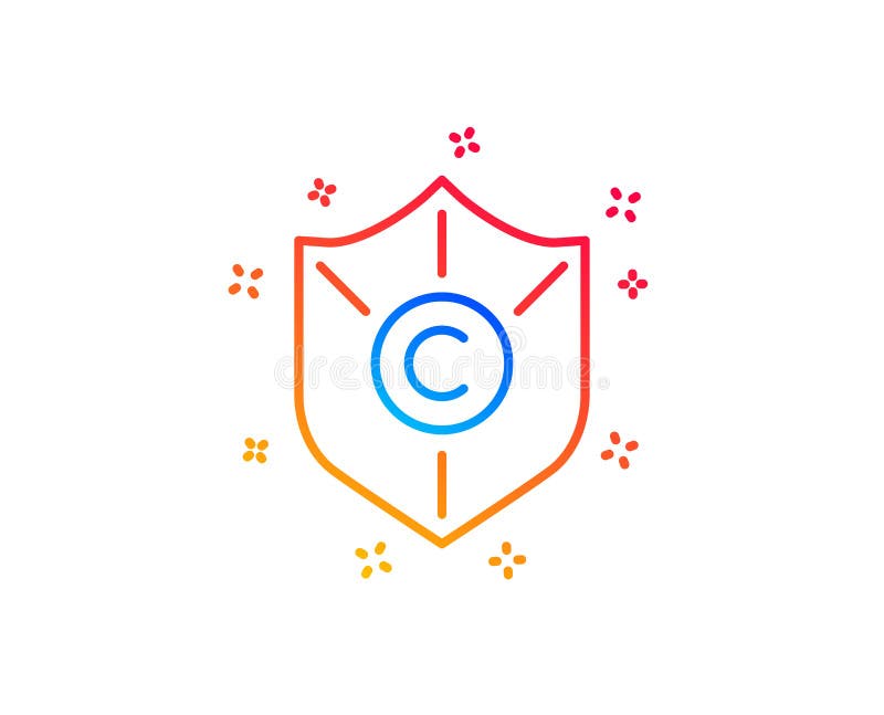 Copyright Protection Icon. Copywriting Sign. Vector Stock Vector ...