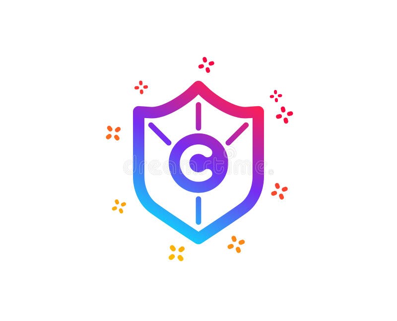 Copyright Protection Icon. Copywriting Sign. Vector Stock Vector ...