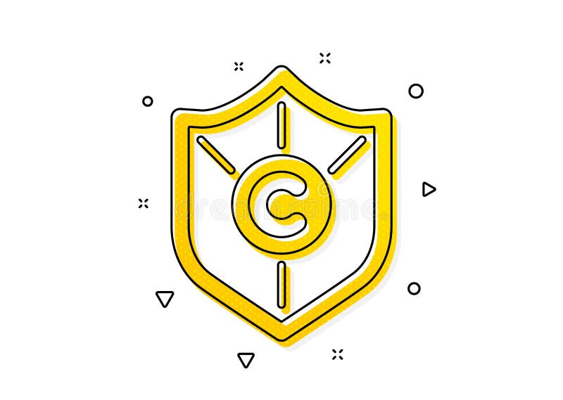 Copyright Protection Icon. Copywriting Sign. Vector Stock Vector ...