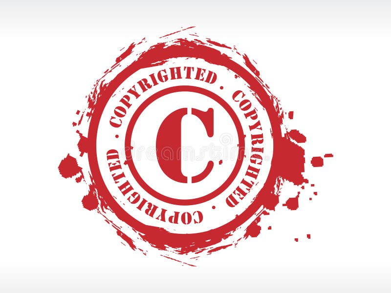 Copyright rubber stamp stock illustration. Illustration of sign - 10885614
