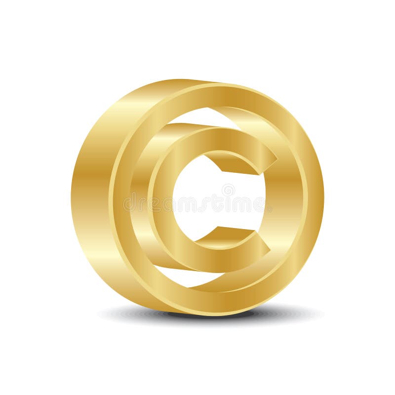 Law Copyright Sign on a White Background Stock Illustration ...
