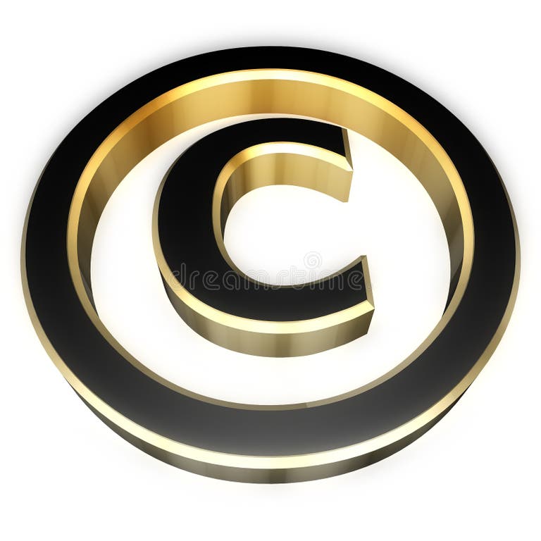 Copyright sign stock illustration. Illustration of protection - 7647471