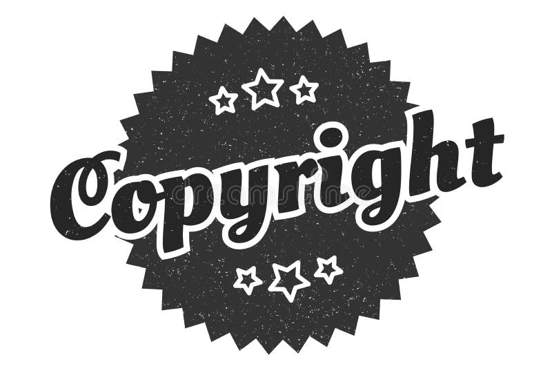 Copyright Sign. Copyright Vintage Retro Label Stock Vector ...