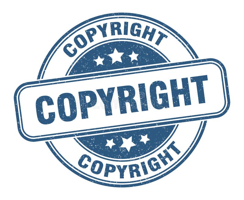 Copyright stamp stock illustration. Illustration of right - 13422105