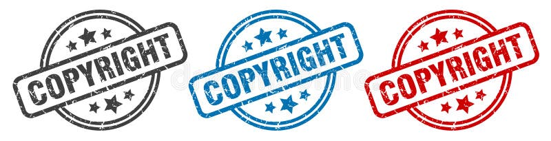 Copyright Stamp. Copyright Round Isolated Sign Stock Vector ...