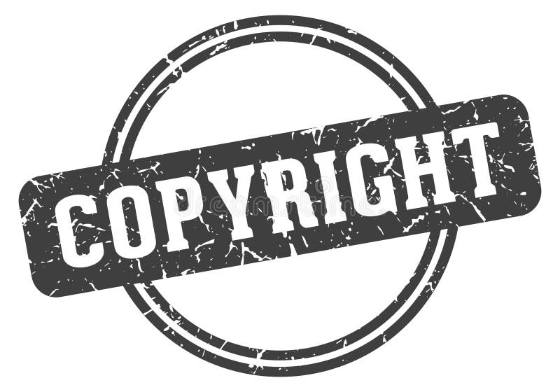 Copyright stamp stock illustration. Illustration of vector - 347741825