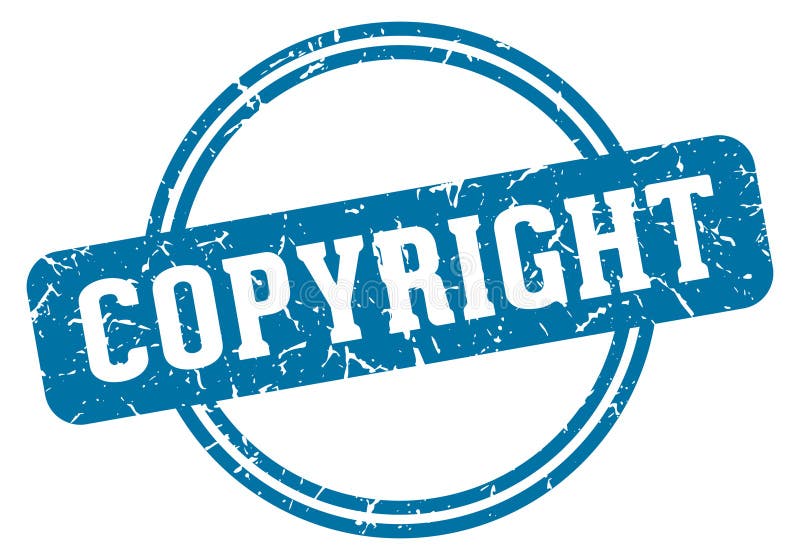 Copyright stamp stock vector. Illustration of copyrighted - 360708688