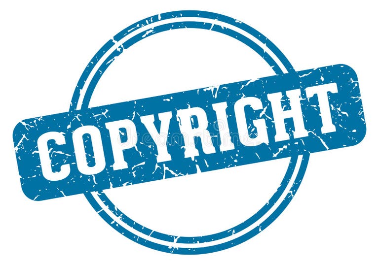 Copyright stamp stock vector. Illustration of copyrighted - 360708688