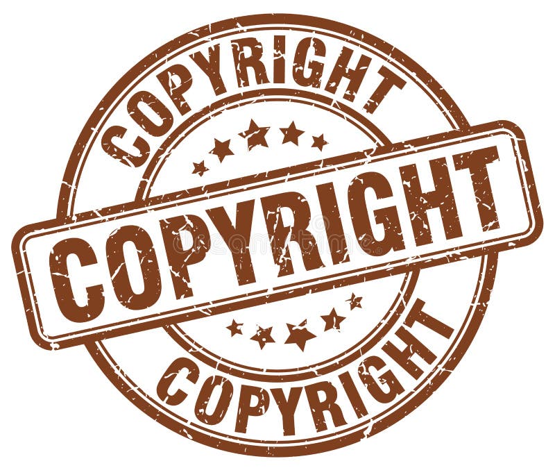 Copyright-Stempel vektor abbildung. Illustration von kennsatz - 117560208