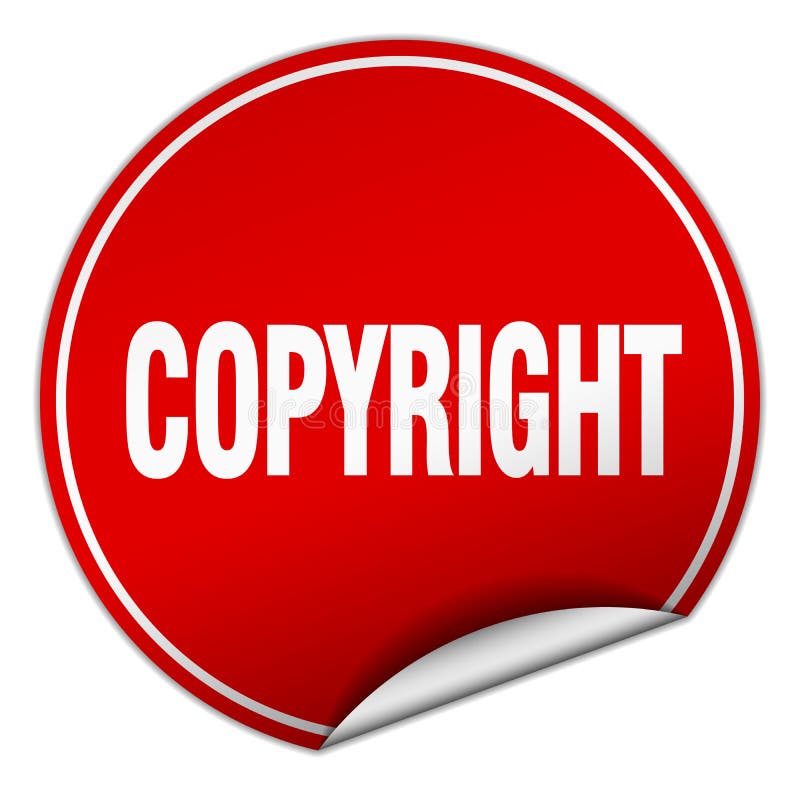 Copyright Sticker Stock Illustrations – 1,617 Copyright Sticker Stock ...