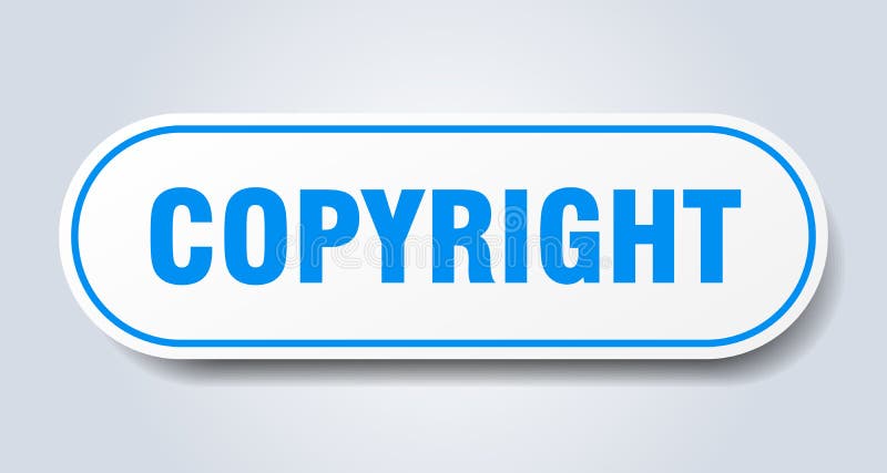 Copyright Sticker Stock Illustrations – 1,815 Copyright Sticker Stock ...