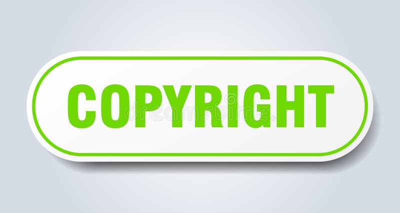Copyright Sticker Stock Illustrations – 1,815 Copyright Sticker Stock ...