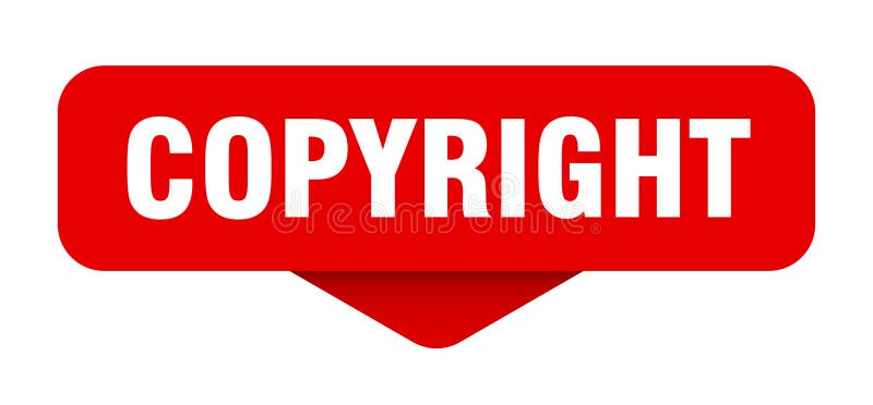 Copyright Sticker. Copyright Sign on Transparent Background Stock ...