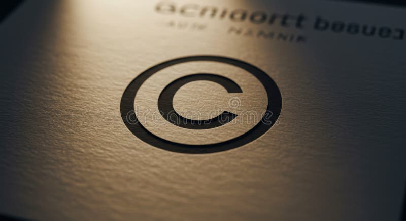 Copyright Symbol Black Textured Paper Stock Photos - Free & Royalty ...