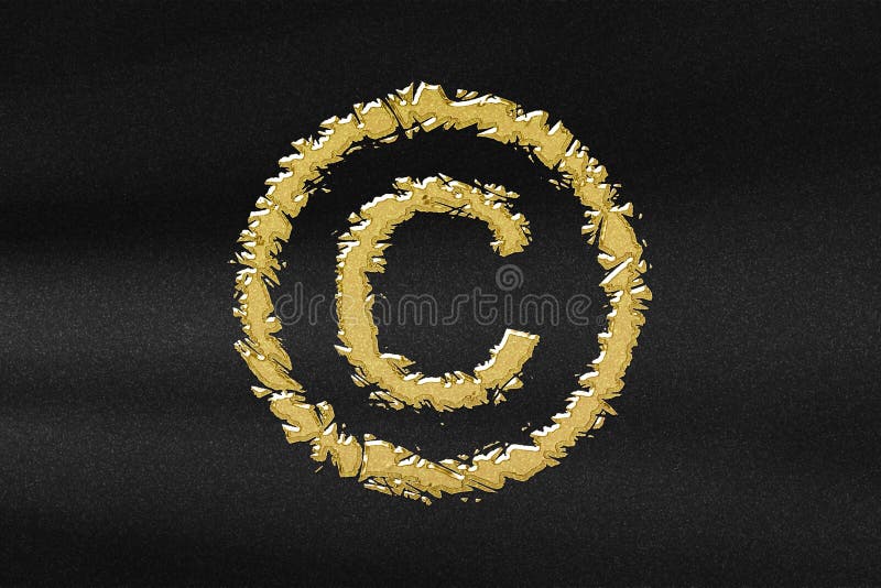 Copyright Symbol Gold Stock Illustrations – 259 Copyright Symbol Gold ...