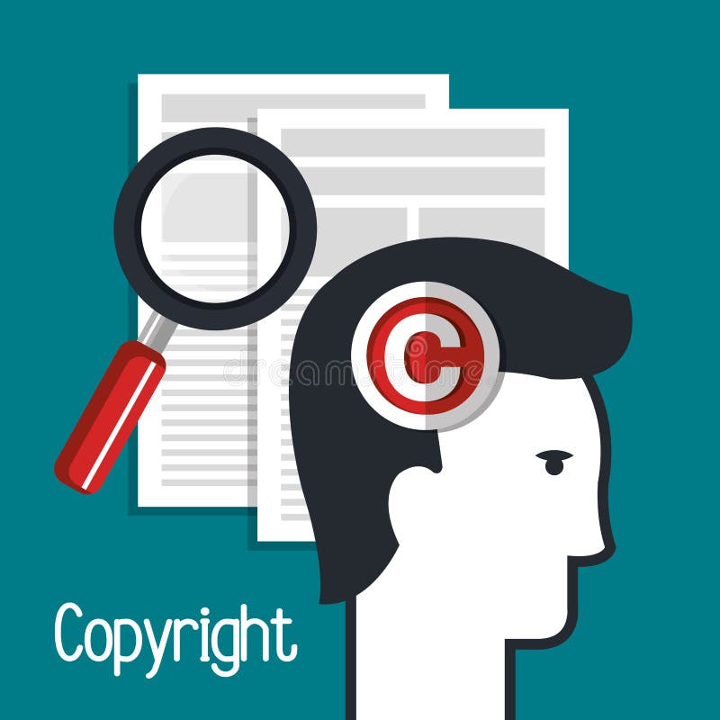 Copyright symbol design stock illustration. Illustration of copyright ...