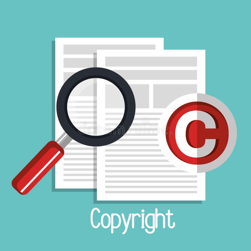 Copyright symbol design stock illustration. Illustration of flat - 71181220
