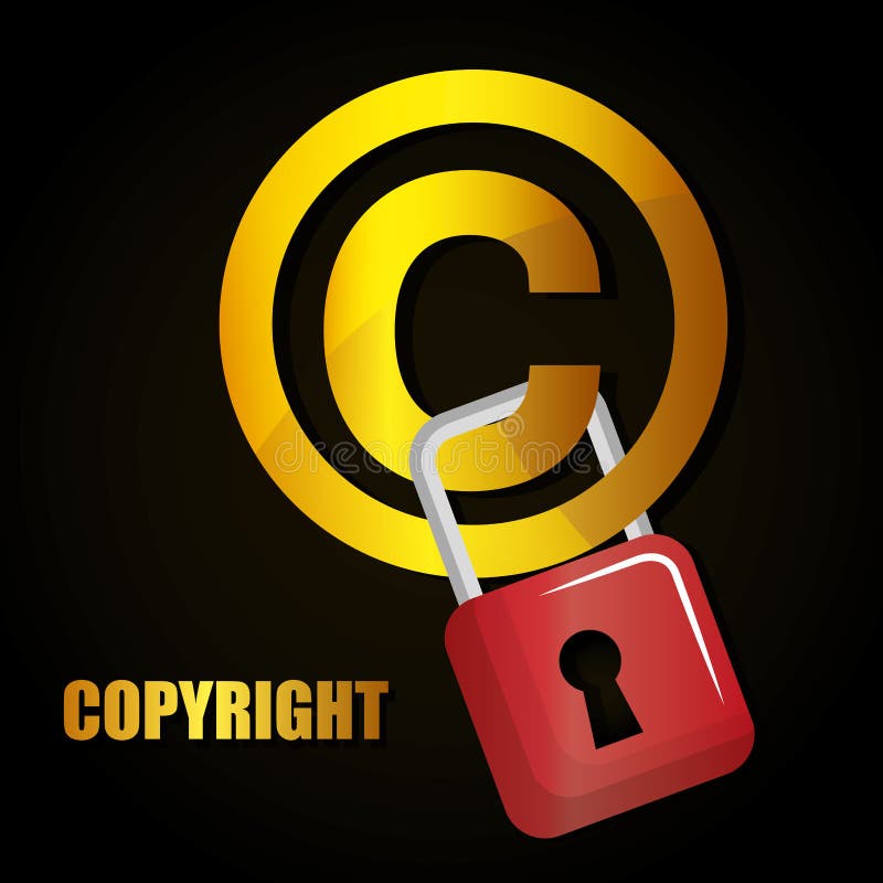 Copyright symbol design stock illustration. Illustration of design ...