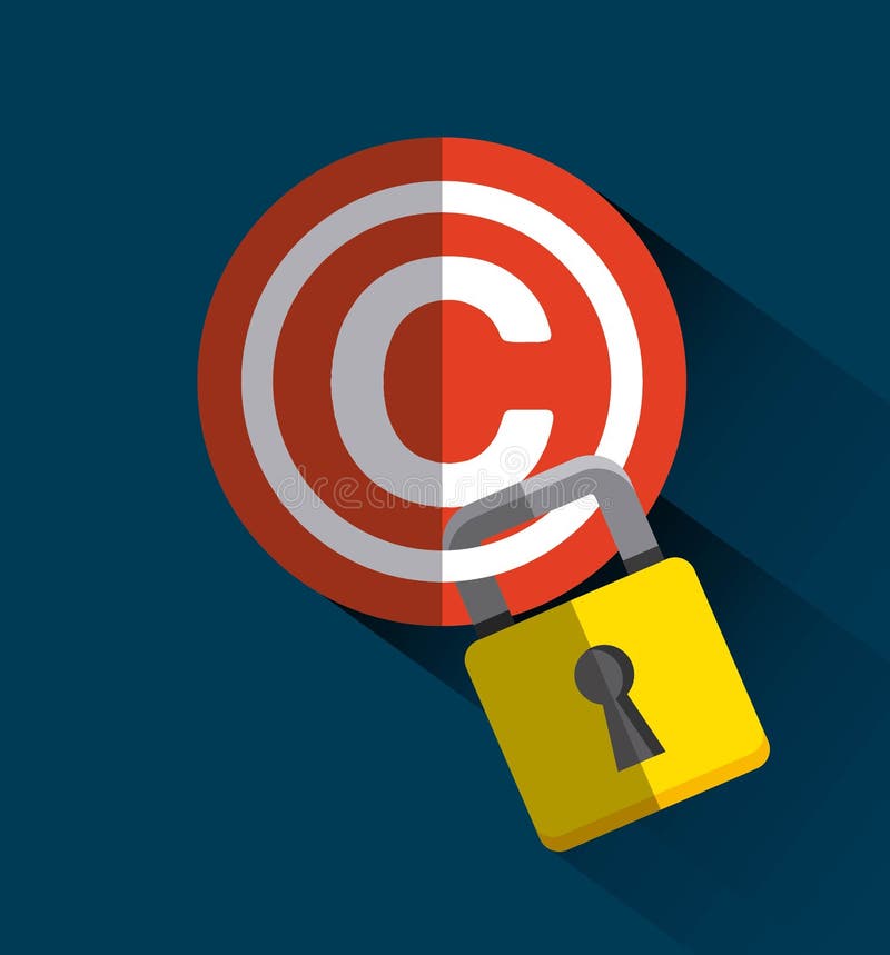 Copyright symbol design stock illustration. Illustration of creative ...
