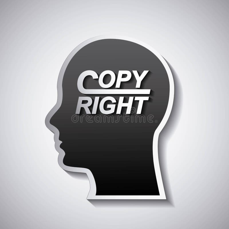 Copyright symbol design stock illustration. Illustration of data - 71101298