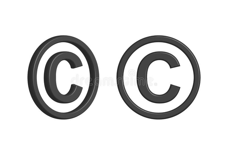 Copyright, Trademark. Intellectual Property Sign, Label. Vector Stock ...