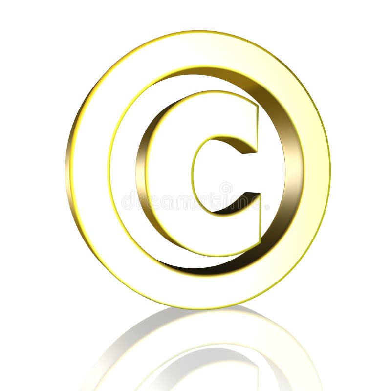 Copyright Symbol Gold Stock Illustrations – 259 Copyright Symbol Gold ...