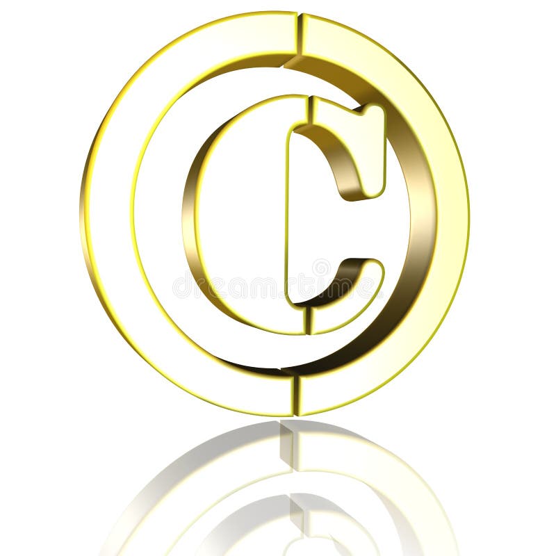 Copyright Symbol Gold Stock Illustrations – 259 Copyright Symbol Gold ...