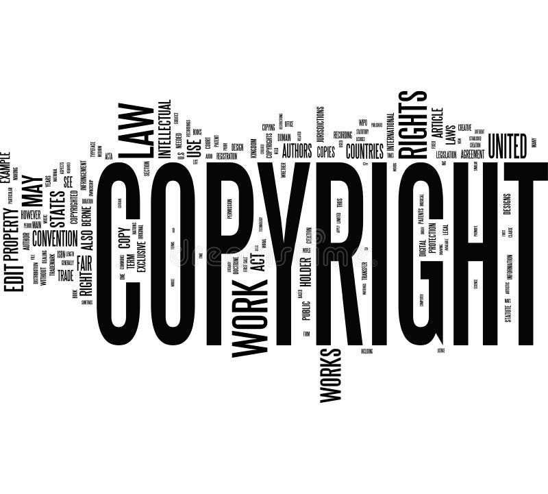 Vector Copyright Trademark Stamps Stock Vector - Illustration of ...