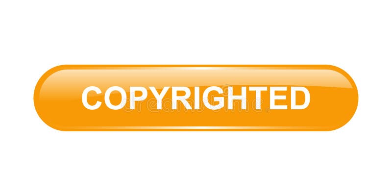 Copyrighted Banner Template. Copyrighted Ribbon Label Stock Vector ...