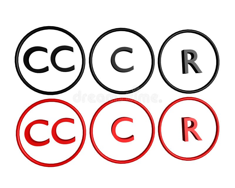 Copyrights stock illustration. Illustration of creative - 16069833
