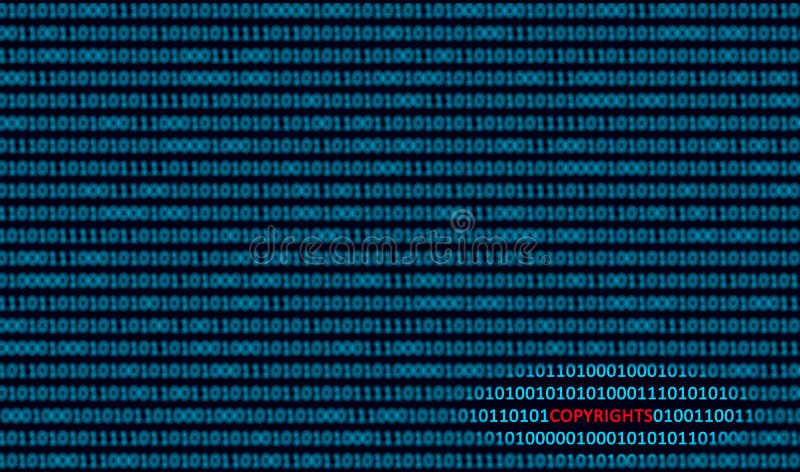 Key is on the List with a Binary Code Stock Photo - Image of byte ...