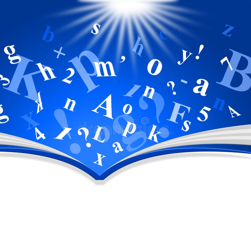 Copyspace-Buch Zeigt Das Lernende Und Schulende Training Stock ...