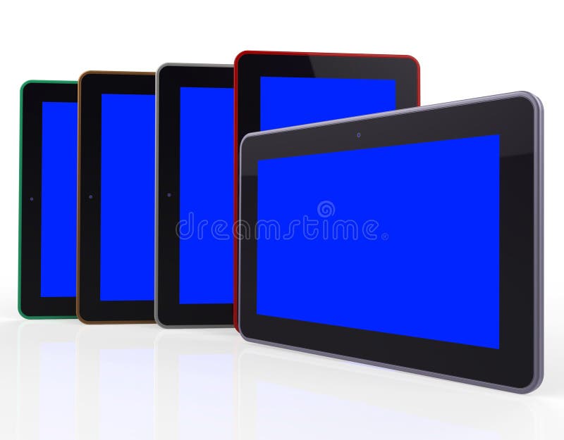 Copyspace Tablets Means Computer Computing and Internet Stock ...