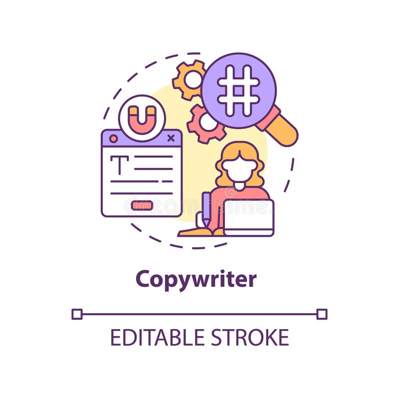 Copywriter Logo Idea Stock Illustrations – 273 Copywriter Logo Idea ...