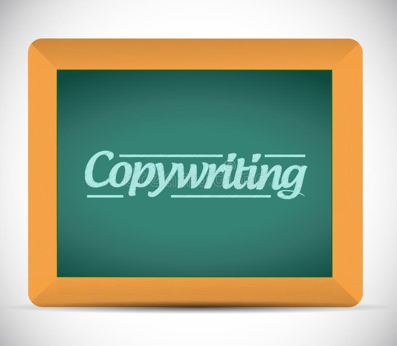 Copywriting Sign Illustration Design Stock Illustration - Illustration ...
