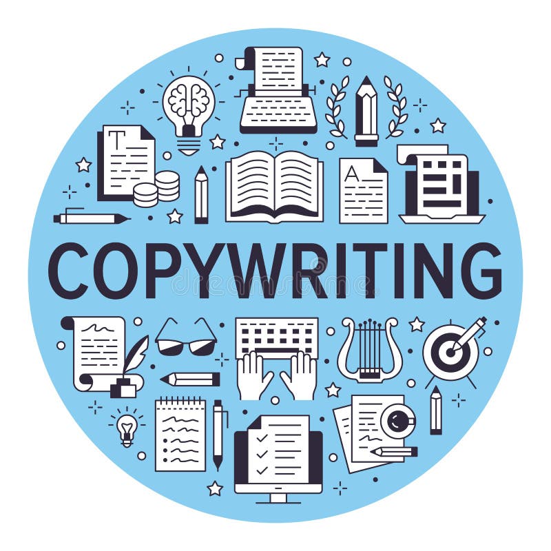 Content for Creative Blog Post Stock Vector - Illustration of freelance ...