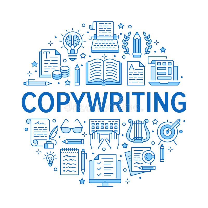 Content for Creative Blog Post Stock Vector - Illustration of freelance ...