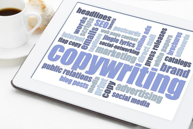 Copywriting Word in Wood Type Stock Image - Image of copywriting ...