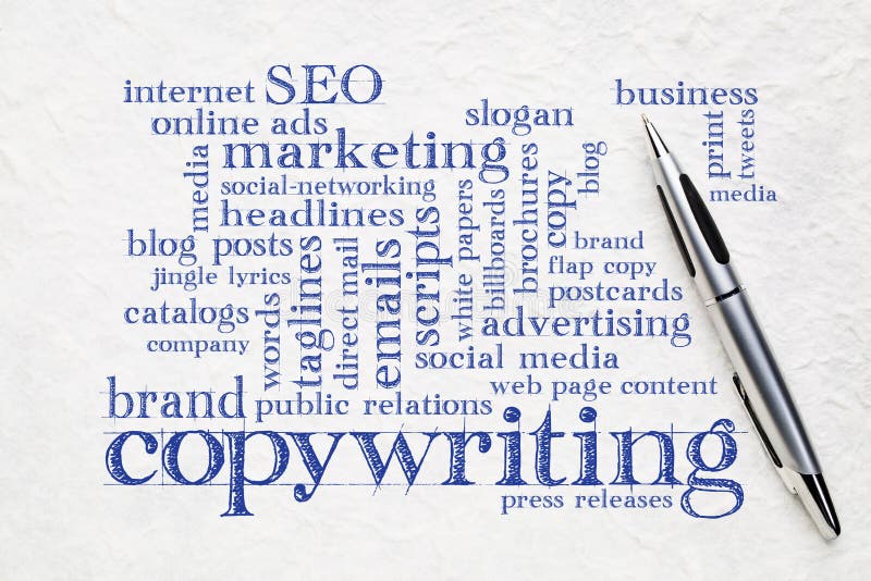 Copywriting Word in Wood Type Stock Image - Image of copywriting ...