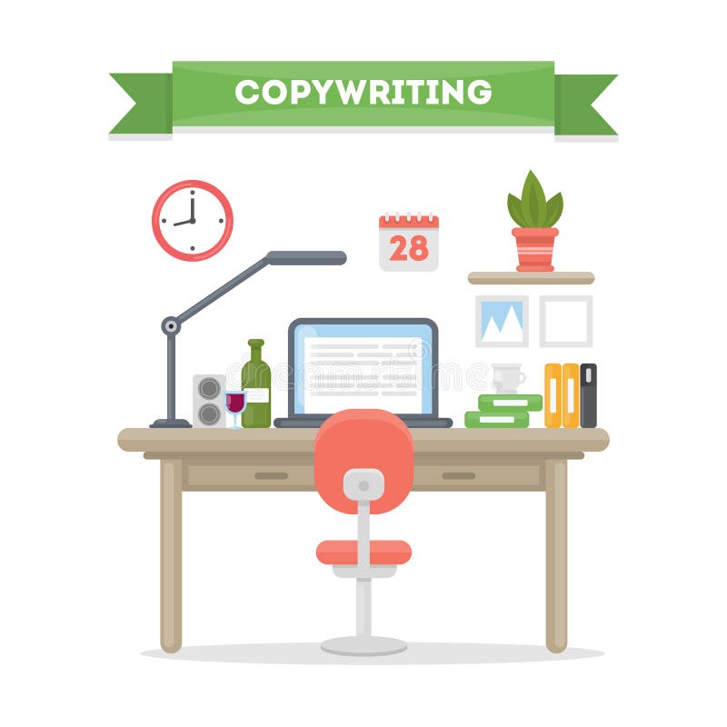 Paper work in office. stock vector. Illustration of document - 102900212