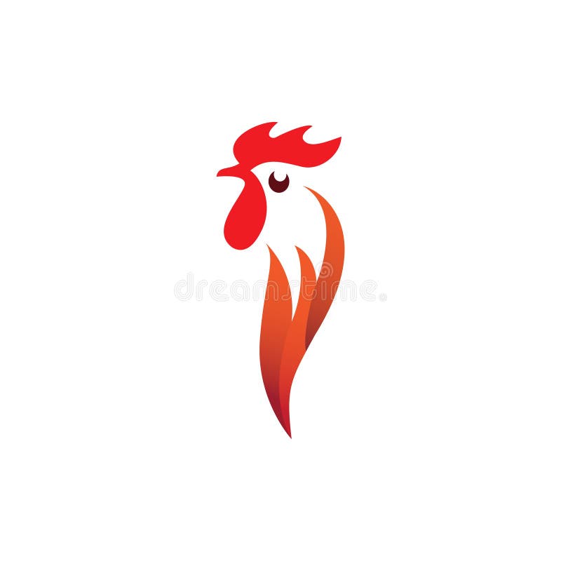 Coq Logo Vector Template Design Illustration Illustration de Vecteur ...