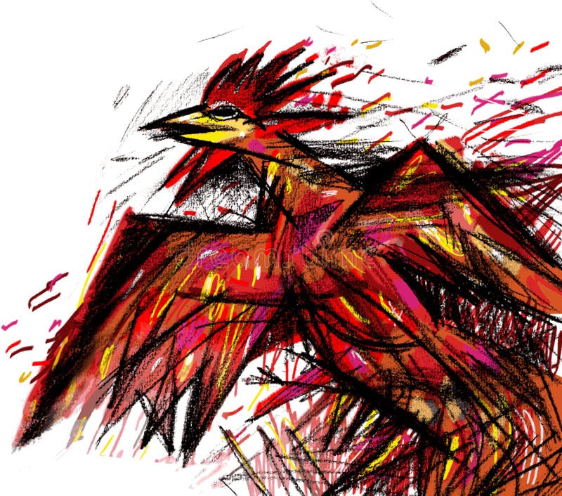 Coq Rouge (format De Vecteur) Illustration de Vecteur - Illustration du ...